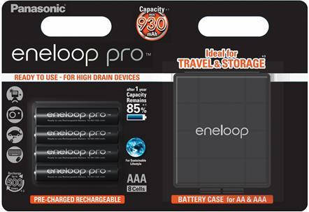 Panasonic Акумулятор Eneloop Pro AAA 930 mAh 4BP+Case (ID#1797455548 ...