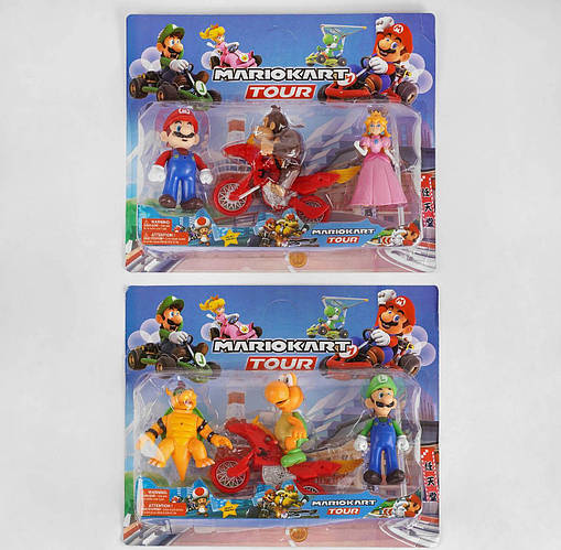 Игрушки Super Mario Kart Tour 3 героя (ID#1796823494), цена: 310 ...