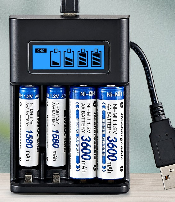 *А зарядное АА ААА 1,2В SMART CHARGER зарядка пальчиковых аккумуляторов ...