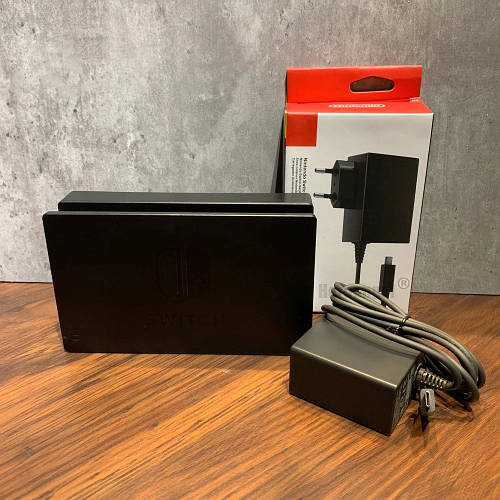 Зарядная док станция + зарядное устройство для Nintendo Switch Dock Set ...