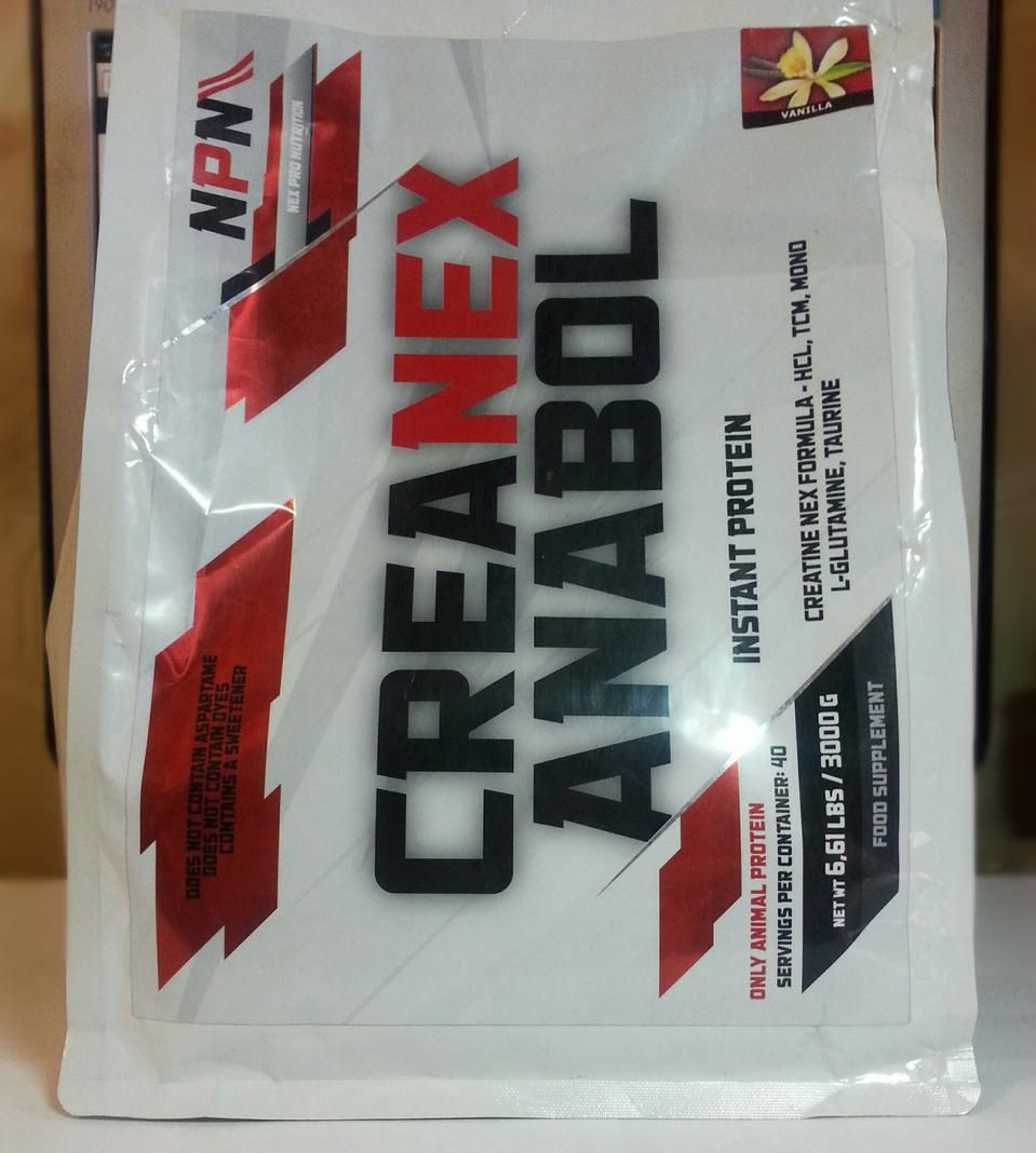 Гейнер для Набора Массы Nex Pro Nutrition Creanex Anabol 1000 Г Анабол ...