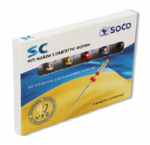Купить Soco SC NiTi Files Ассорті 21 mm, цена 580 грн — Prom.ua (ID ...