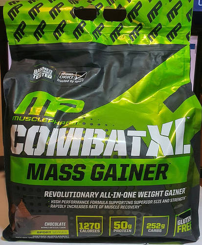 Гейнер для набирання маси Muscle Pharm Combat XL Mass Gainer 5.44 кг ...