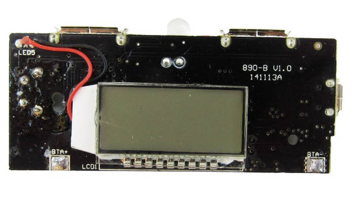 Купить Плата Power Bank LCD 2*USB 5V 2A micro 64*27мм (18573), цена 132 грн — Prom.ua (ID ...