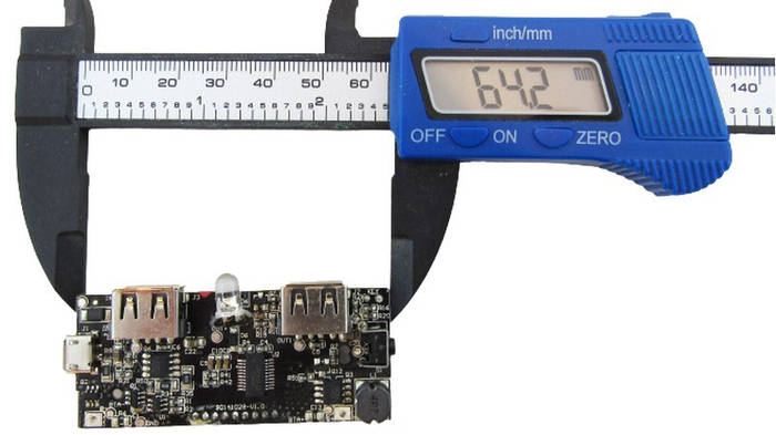 Купить Плата Power Bank LCD 2*USB 5V 2A micro 64*27мм (18573), цена 132 грн — Prom.ua (ID ...