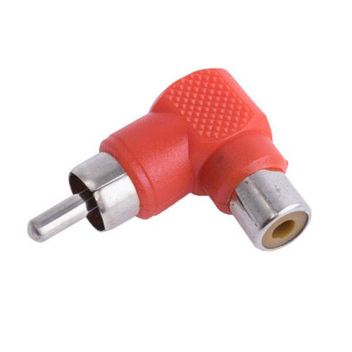Купить RCA переходник угловой красный (GT1-1783 red), цена 34 грн ...