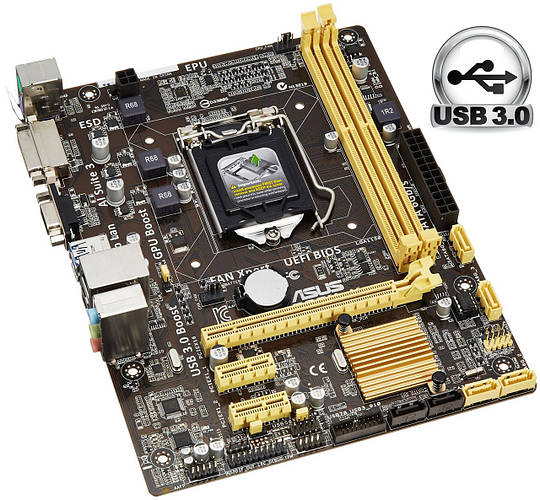 Купить Материнская плата Asus B85M-K / Socket LGA1150, цена 2907 грн ...