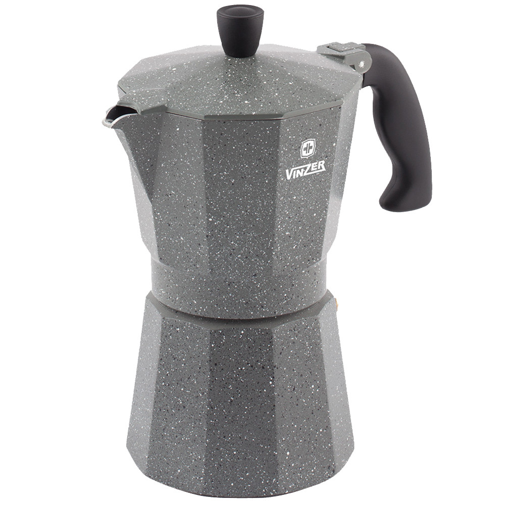 Кофеварка гейзерна Vinzer Moka Granito на 3 чашки 50397, цена: 689 ...