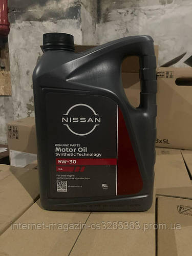 Nissan Oil 5w-30 C4 5L олива моторна синтетична (ID#1798473040), ціна ...