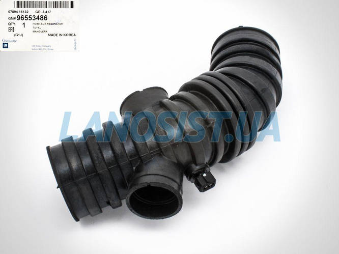 Патрубок воздушного фильтра Лачетти 1.8 GM 96553486 (ID#1798479168 ...
