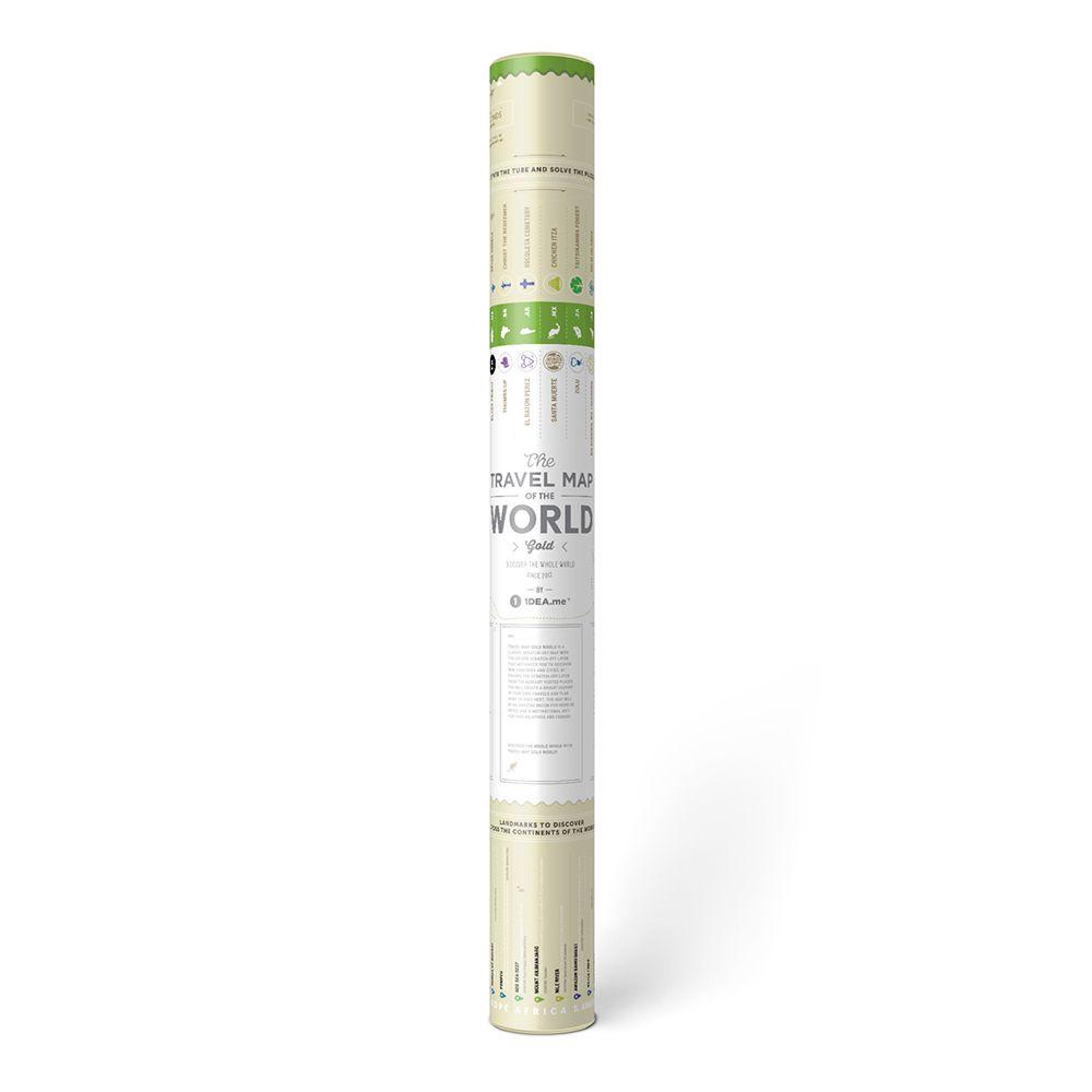 Купить Скретч карта мира "Travel Map Gold World" (укр) (тубус) GWUA 1 ...