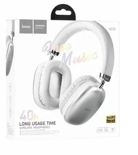 Купити Навушники бездротові (Bluetooth) Hoco W35 Gray, ціна 649 грн ...