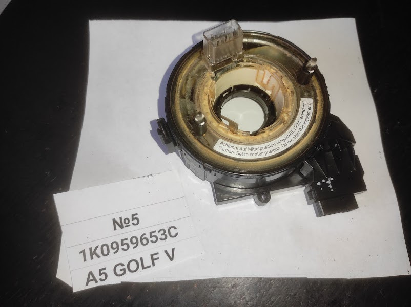 No5 Б/у Шлейф AIRBAG 1K0959653C для Volkswagen Golf V Skoda Octavia A5 ...