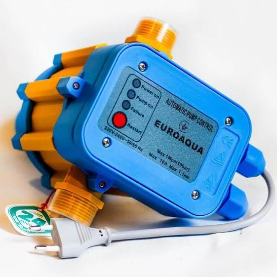 Електронна автоматика для водяного насоса Euroaqua SKD 1 реле захисту від сухого ходу прес ...