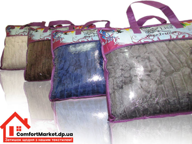 Плед, Покрывало, велюровый Lisa Home Textile 200x240 Разные цвета Серый ...