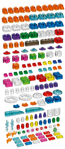 Купити Конструктор LEGO Classic Прозорі кубики для творчості 11013 ...