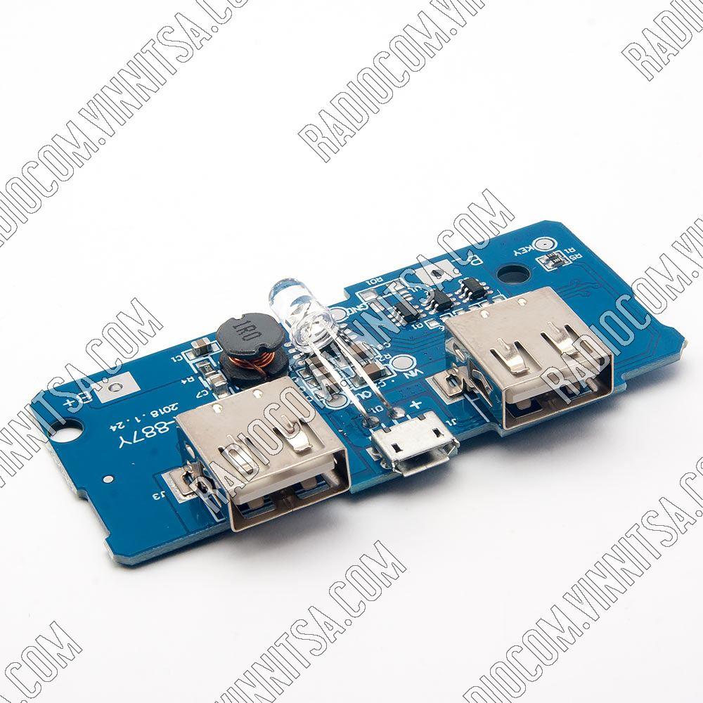 Купить Контроллер JZ-887Y Power Bank, 2 USB 5V / 2A для Li-ion аккумуляторов НАБОРЫ ЭЛЕКТРОННЫЕ ...