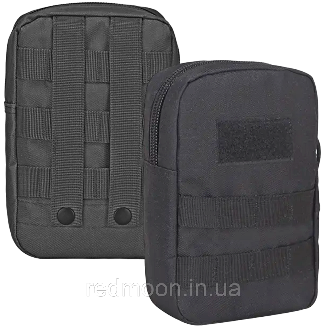 Тактическая сумка-органайзер a80 на систему Molle (17х10х8 см), Черный ...