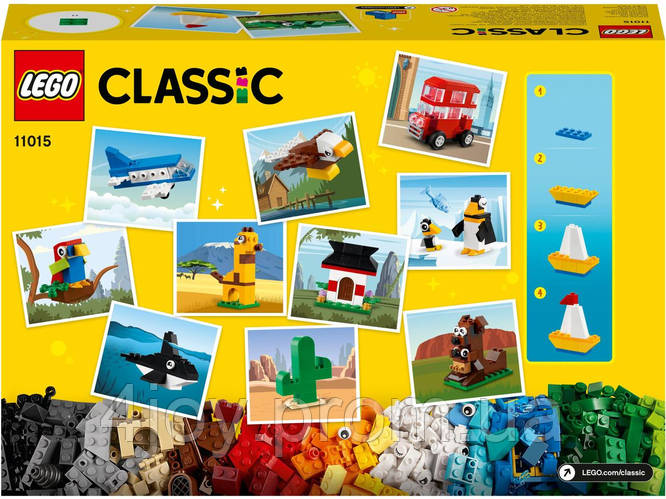 Конструктор LEGO Classic 11015 Вокруг света на 950 деталей | набор Лего классик оригинал (ID ...