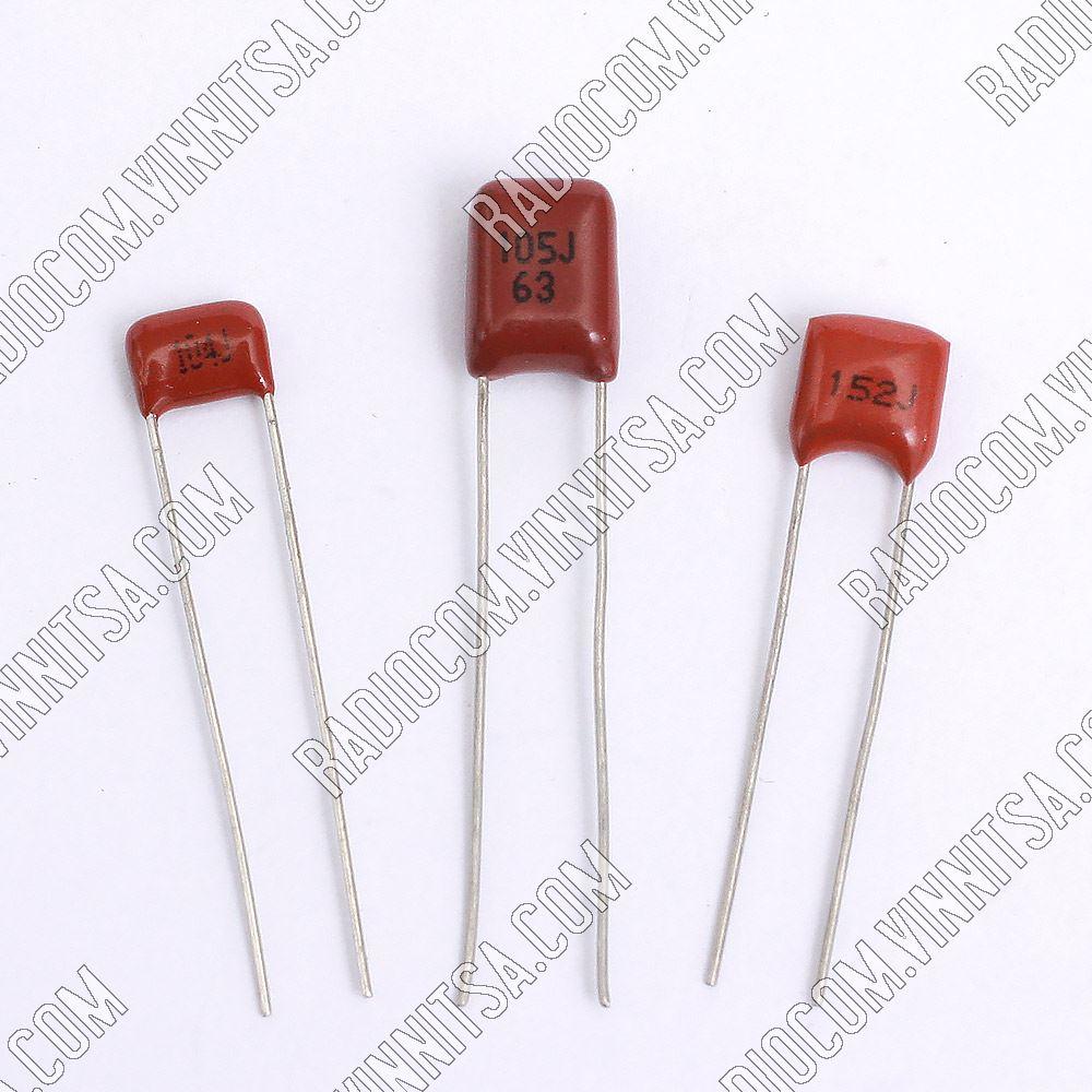 0,22mkF-100V 5% R=5mm КОНДЕНСАТОРИ МЕТАЛОПЛІВКОВІ МАЛОГАБАРИТНІ (R=5mm): продаж, ціна у Вінниці ...