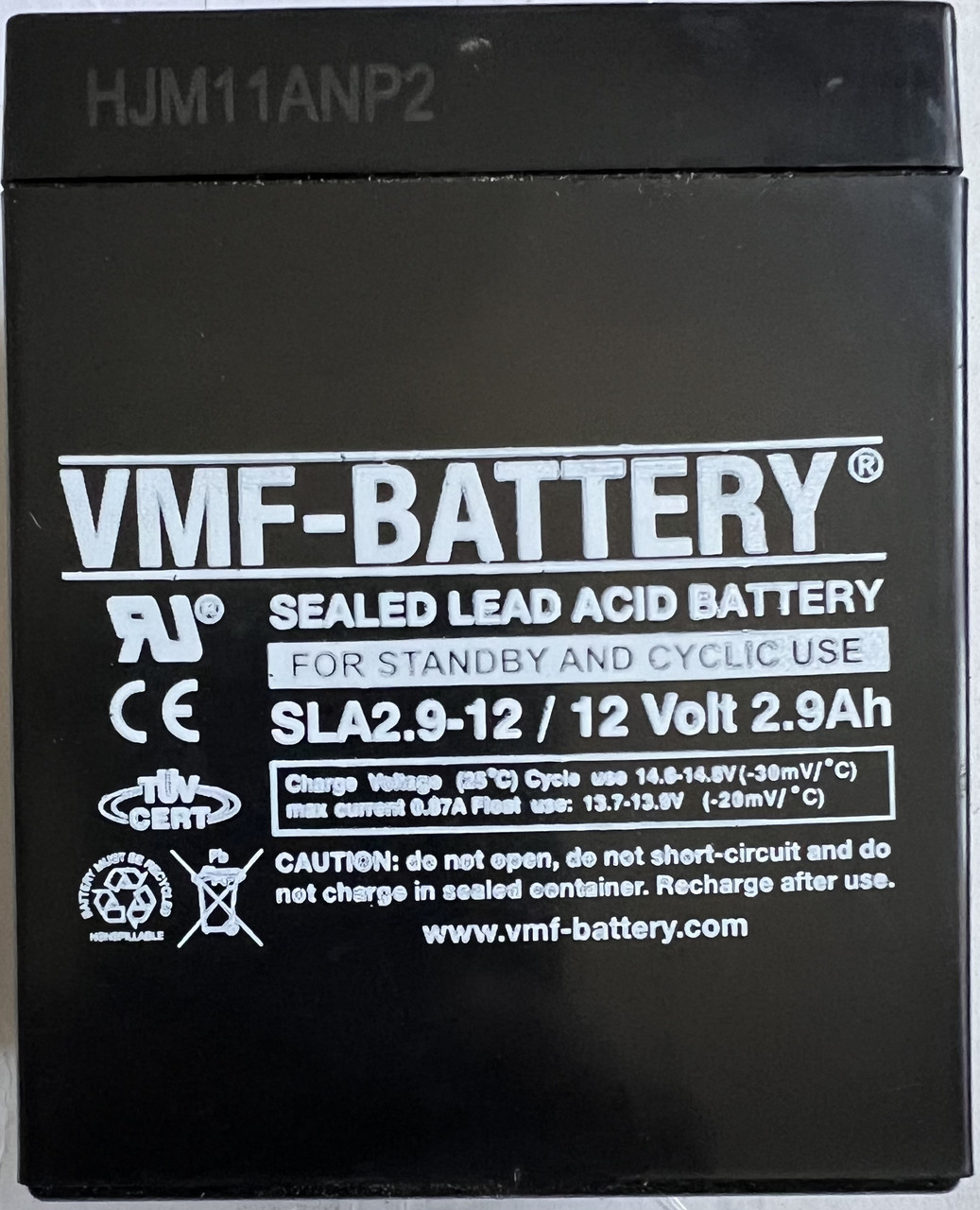 Купить Аккумулятор VMF-Battery 12 В 2.9 Ач SLA в интернет-магазине "Мир ...