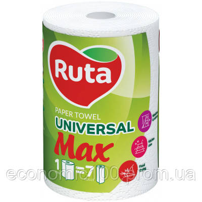 Бумажные полотенца Ruta Max 2 слоя 1 шт. (4820023744530) (ID#1800049465), цена: 181 ₴, купить на ...