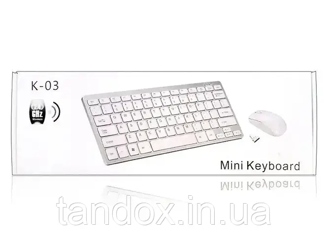 Купить Клавиатура Кeyboard К03 с мышкой беспроводная, цена 800 ₴ — Prom ...