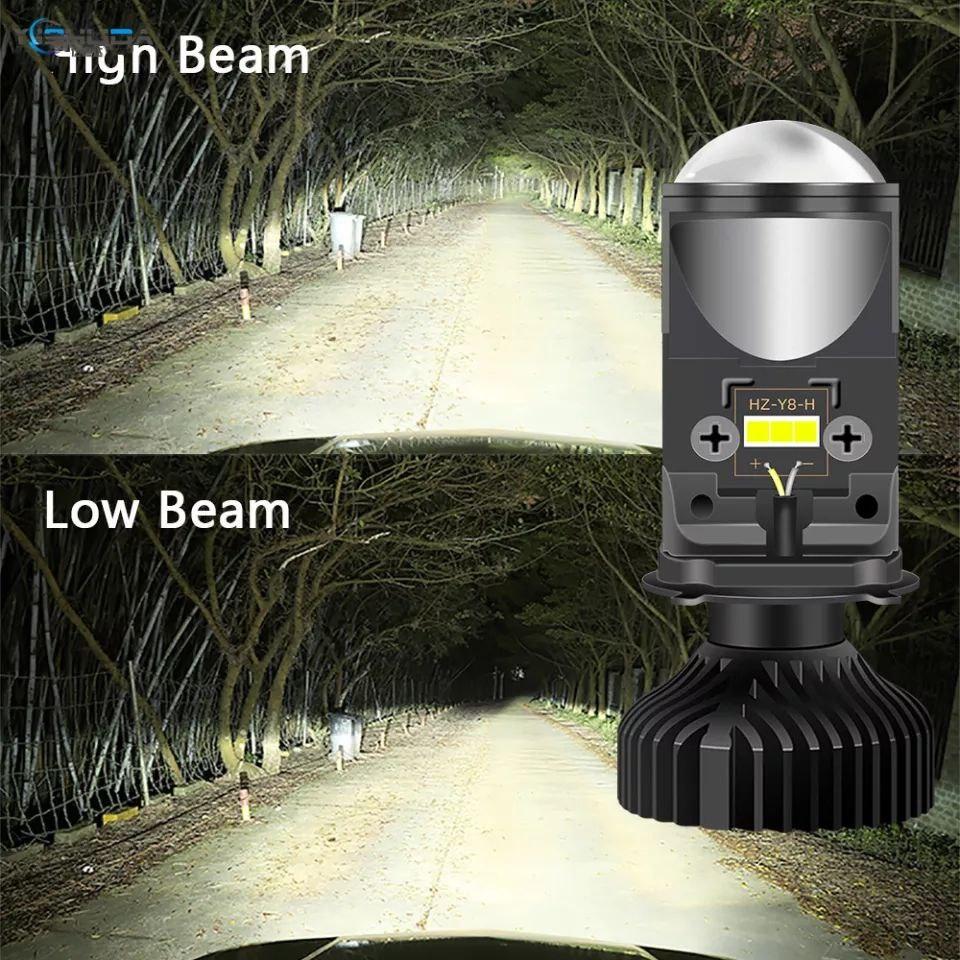 Лампи BI-LED міні-лінзи Y6 "H4 MINI LED LENS" (60Вт, 15000Лм, 6000К ...