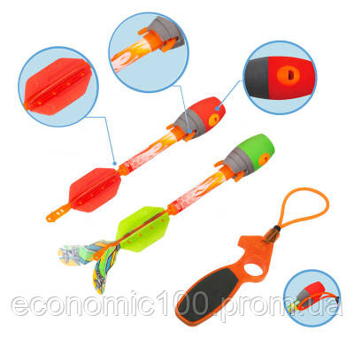 Новинка Игрушечное оружие Zing Пускатель с двумя ракетами Air Storm ...