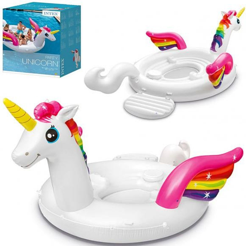 Купить Надувной плот Intex 57266 единорог большой интекс 503-335-173 см ...