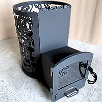 Дровяная печь для сауны Canada Vesuvi до 30 м3, Классик(выносная топка ...