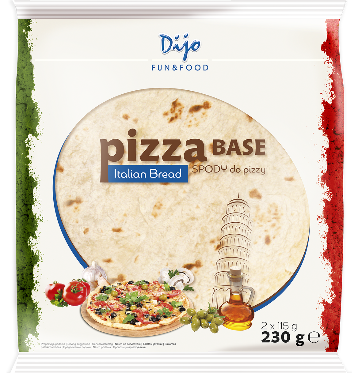Заготовка для піци, заготовка для пиццы Dijo *2 шт. (ID#1119926464 ...