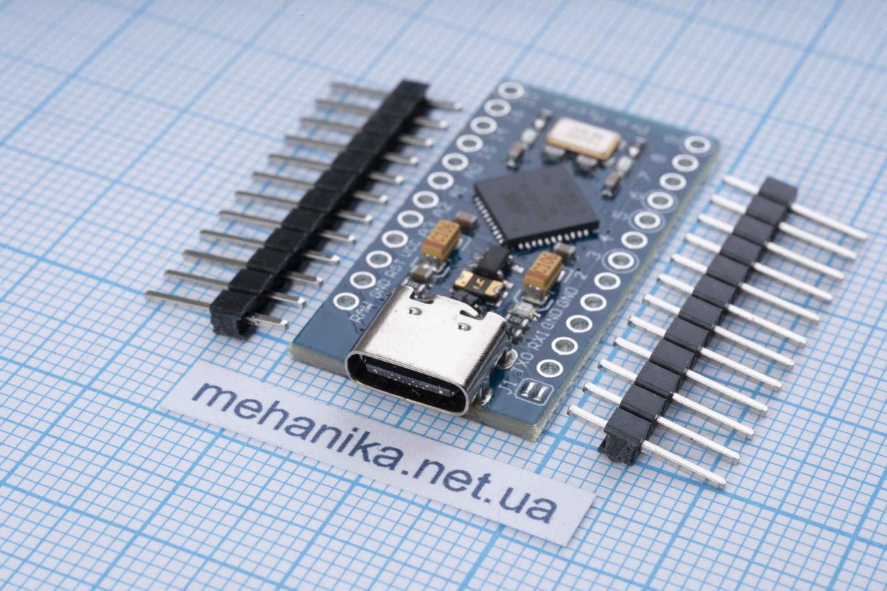 Купить Контроллер Arduino Pro Micro Leonardo ATmega32U4, Type-C, цена ...