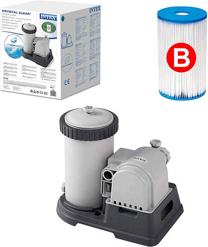 Картриджный фильтр насос для бассейнов Intex 28634 производительность ...