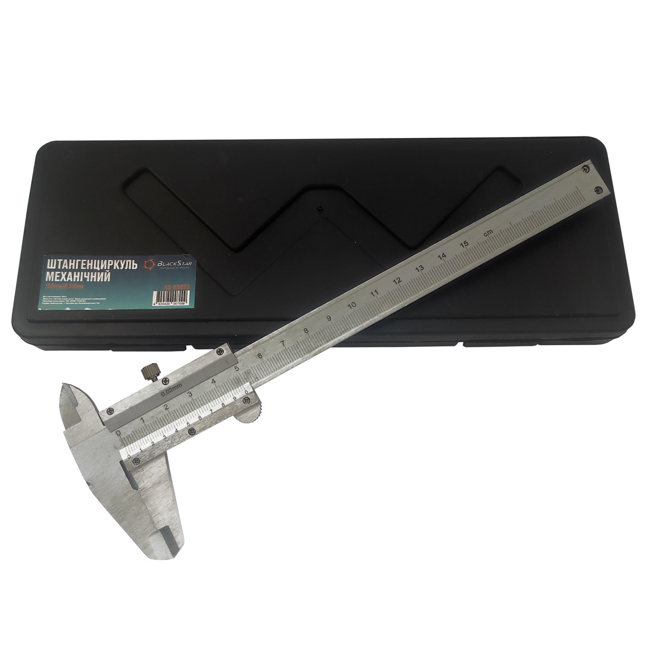 42-00070 Штангенциркуль в пластиковому кейсі 150мм "BlackStar", цена: 250 ₴, купить на Prom.ua