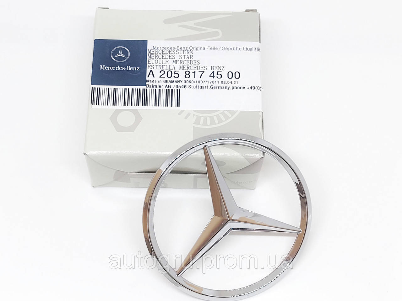 Эмблема Mercedes-Benz A2058174500 Для C-Class W205 2014 - 2019 — в ...