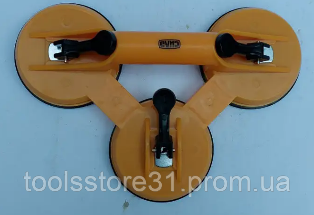 Купити Тримач-присоска для скла та плитки потрійна 3х120 мм, ціна 305 ...