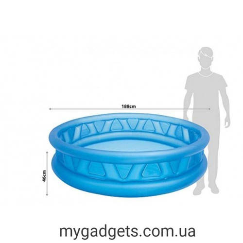 Купить Надувной бассейн Intex 58431 "Летающая тарелка", цена 815 ...