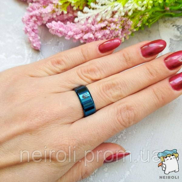 Каблучка Герб України Нержавіюча Сталь Колір Синій Розмір 18 — Купить Недорого на Bigl Ua