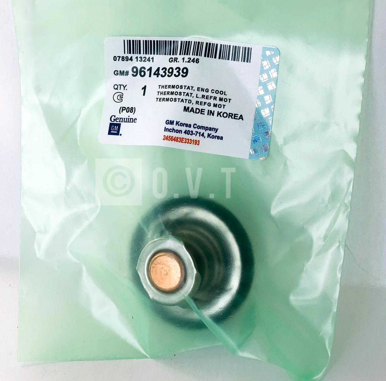 Термостат Daewoo Lanos 1.5, Chevrolet Aveo 1.5, Lacetti 96143939 GM (ID ...