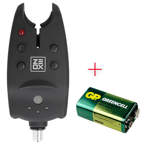 Купити Сигналізатор ZEOX Element Bite Alarm + крони 9V у подарунок ...