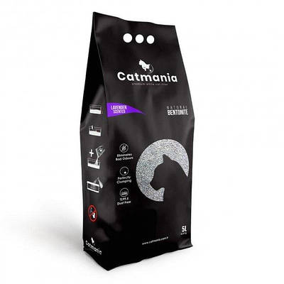 Наповнювач Catmania Bentonite -Кетманія Бентонітовий Для Котів -Лаванда ...