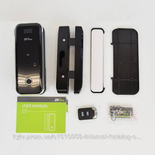 Купить Smart замок ZKTeco GL300 left для стеклянных дверей CS, код ...