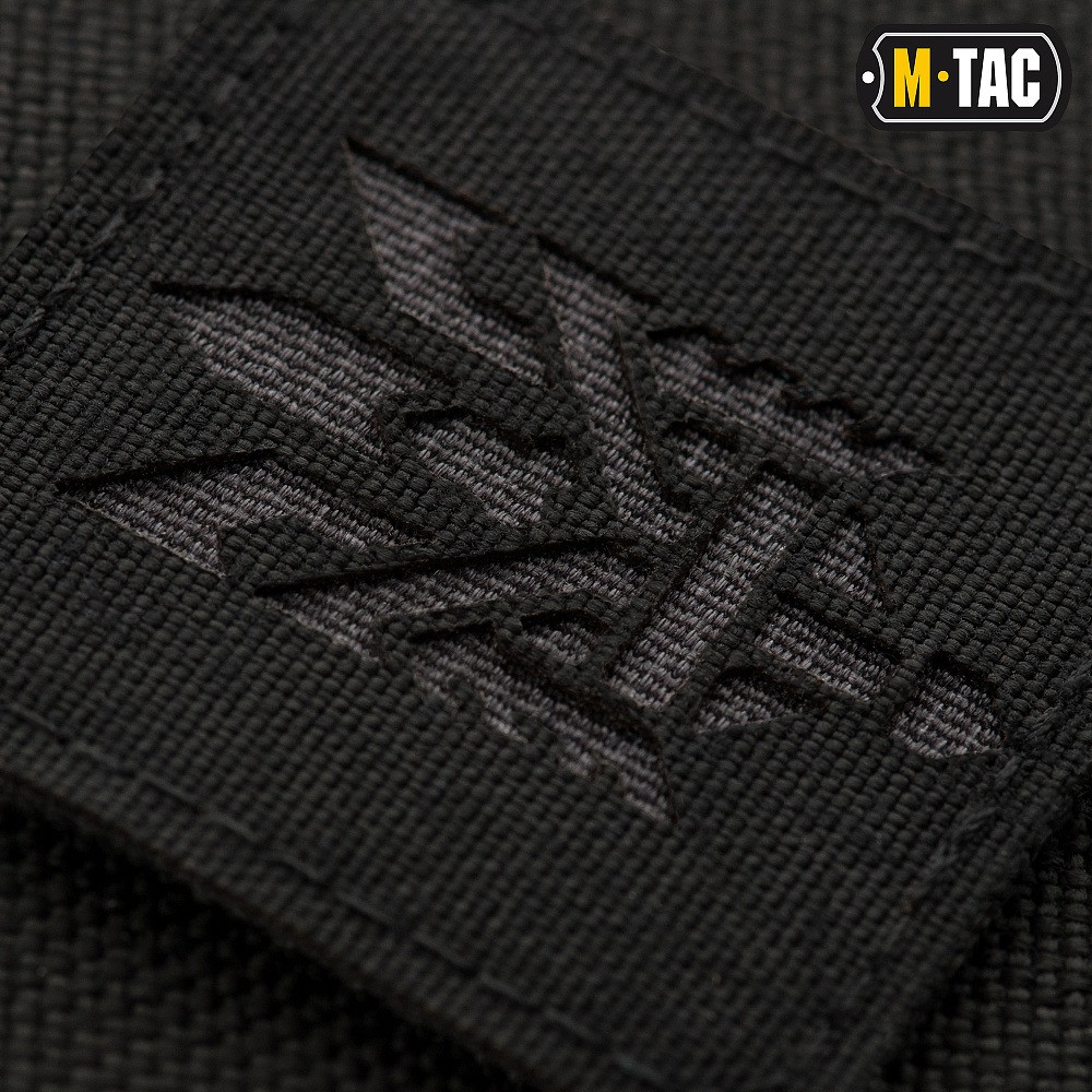 ШЕВРОН ТРЕЗУБ СТИЛИЗАЦИЯ ЛАЗЕРНАЯ РЕЗКА МАЛА Black Grey — Купить