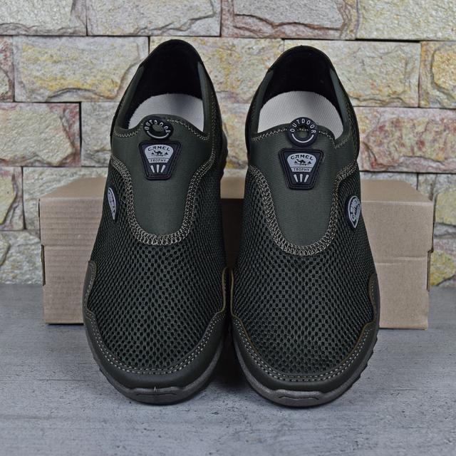 Купити Кросівки чоловічі сітка хакі Paolla Україна мокасини сліпони ціна 779 ₴ Prom Ua Id