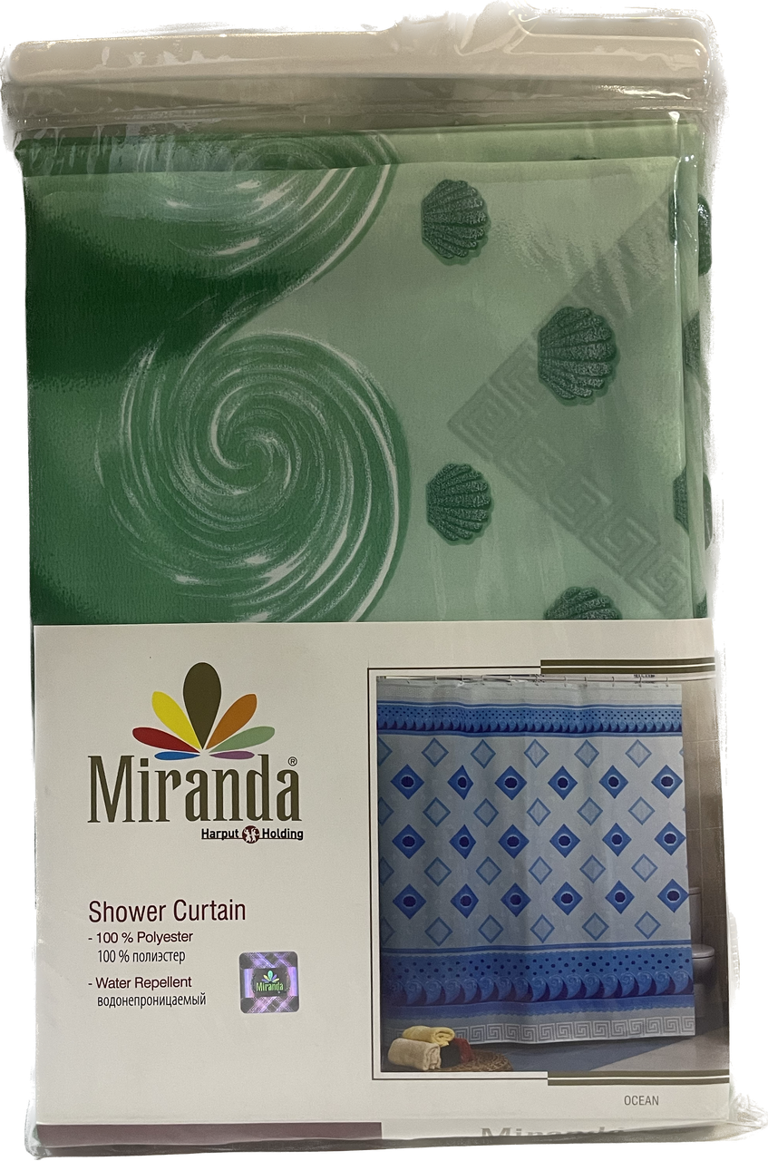 Шторка для ванны и душа Миранда (Miranda) 100% полиэстер 180х200см (ID ...