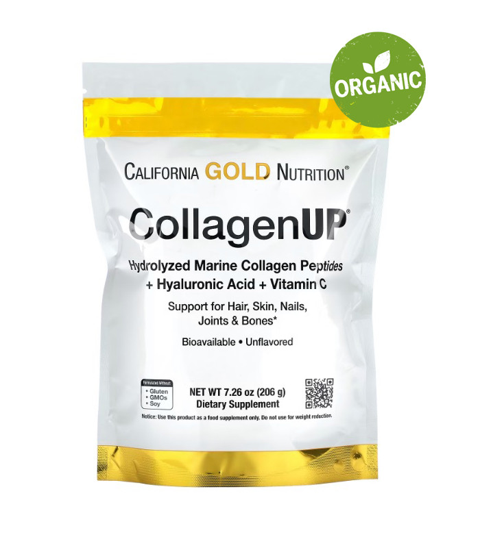 California Gold Nutrition, CollagenUP, Морской коллаген, 206 г, порошок ...