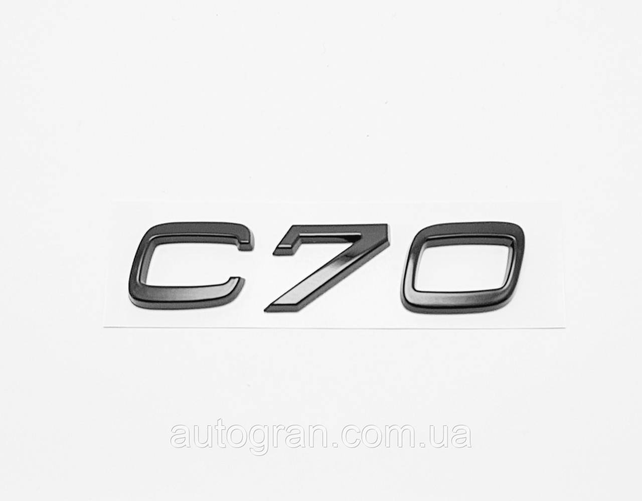 Эмблема Надпись Багажника Volvo C70 Чёрная — Купить Недорого на Bigl.ua ...