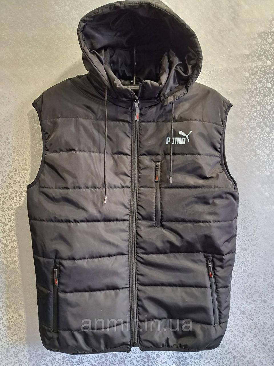 Жилетка демисезонная мужская батальная Puma размеры 58-66, цвет ...