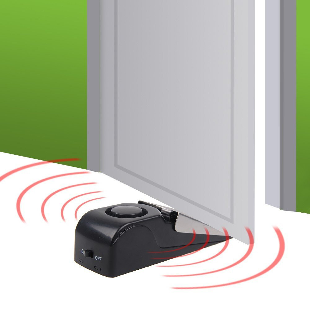 Дверная сигнализация "Door Stop Alarm" с датчиком вибрации и звуком ...